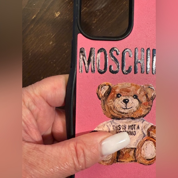 Moschino | Cell Phones & Accessories | Moschino 3 Pro Max Case | Poshmark